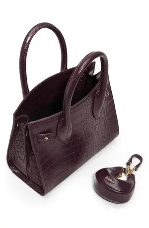 Aldo Top Handle Bag - Dark Red