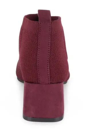 Tahari Corniche Knit Bootie - Burgundy