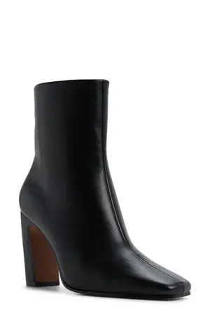CALL IT SPRING BY ALDO Zip-up Bootie With Block Heel - Black