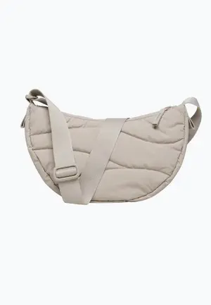 GOT BAG Wavy Puffer Recycled Nylon Moon Bag - Scallop
