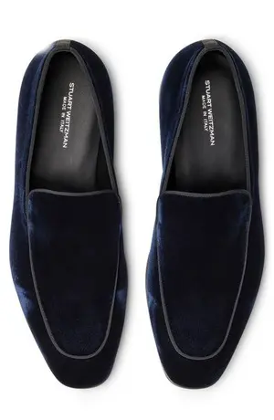 STUART WEITZMAN Braydon Loafer - Navy Blue