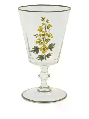 CABANA Murano Primrose Hand-painted Wine Glass - Neutrals