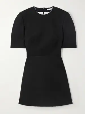 Givenchy Grain De Poudre Wool Mini Dress