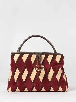 COCCINELLE Top Handle Bag - Burgundy