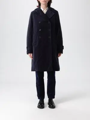 Aspesi Double Breasted Coat - Blue