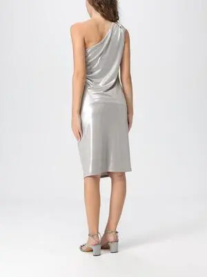 Ralph Lauren Metallic One-shoulder Dress