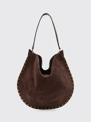 Isabel Marant Étoile Studded Shoulder Bag - Coffee