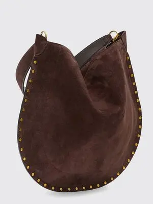 Isabel Marant Étoile Studded Shoulder Bag - Coffee