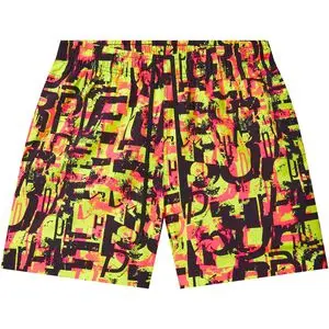 PURPLE BRAND Archetype Swim Shorts 'green Pink - Multicolor