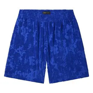 PURPLE BRAND Terry Pull-on Shorts - Blue