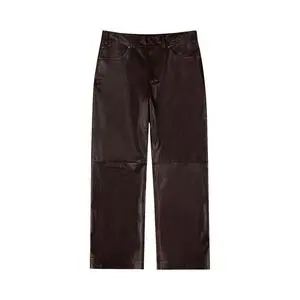 ENTIRE STUDIOS Leather Straight Leg Pant