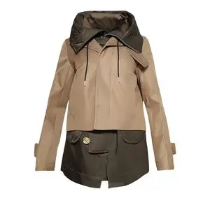 Sacai Cotton Gabardine Blouson - Tan