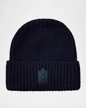 Mackage M-logo Patch Beanie - Navy