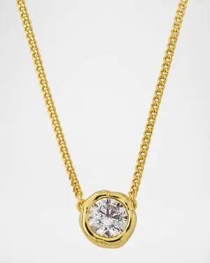 Alexis Bittar Asterales Solitaire Pendant Necklace - Gold