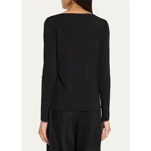 Wolford Pure Bateau-neck Jersey Top