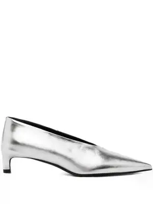JIL SANDER 40mm Leather Pumps - Grey
