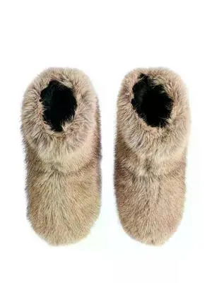 STAND STUDIO Zoe Faux-fur Ankle Boots