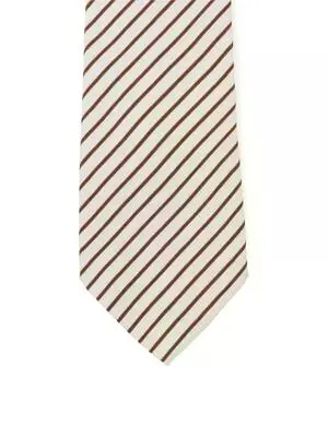 Paul Smith Striped Neck Tie - Neutrals