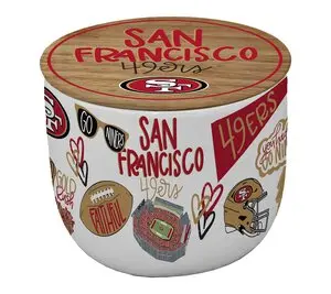 PEGASUS SPORTS Nfl Loco Fan 16oz Ceramic Candle - One-color