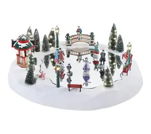 MR. CHRISTMAS Winter Wonderland Christmas Skati Ng Rink - One-color