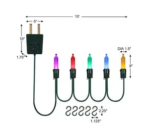 MR. CHRISTMAS Oversized Multi-color Light Stran D