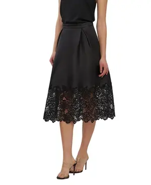 KAY UNGER Campbell Midi Skirt