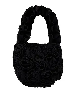 Naked Wardrobe Roses Mini Handbag - Black