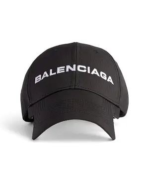 Balenciaga Logo Cap - Black/white
