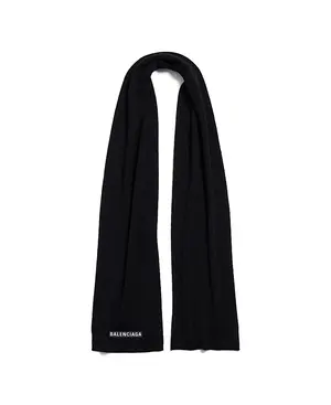 Balenciaga Patch Scarf - Black