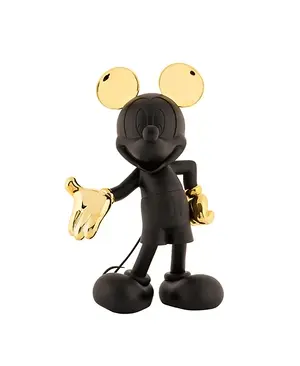 LEBLON DELIENNE Mickey Mouse Welcome 12 Figurine - Black And Gold