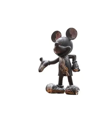 LEBLON DELIENNE Mickey Mouse Welcome 12 Figurine - Black Gray