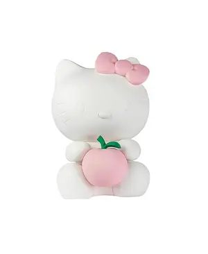 LEBLON DELIENNE Hello Kitty Apple 10 Figurine - White With Pastel Pink
