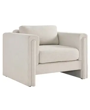 MODWAY Visible Fabric Armchair - Ivory