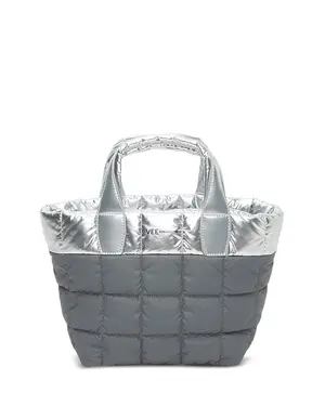 VEE COLLECTIVE Poter Tote Small - Silver/grey