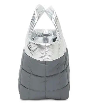 VEE COLLECTIVE Poter Tote Small - Silver/grey