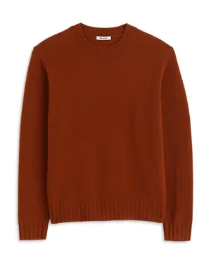 Madewell Merino Wool Crewneck Sweater - Roasted Orange