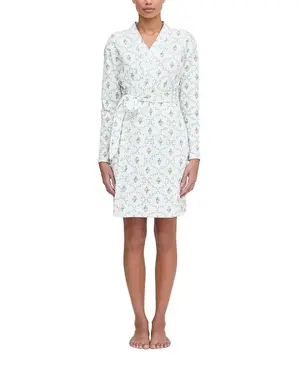 Hill House Home Womens' The Ivory Robe - Pastel Trellis