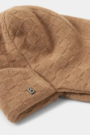 Bogner Madison Virgin Wool Aviator Hat - Camel