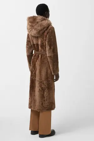 Bogner Lambskin Peyton Coat - Hazel