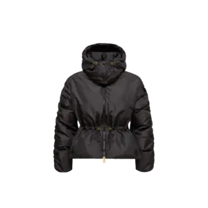 Moncler Louviere Hooded Down Jacket - Black