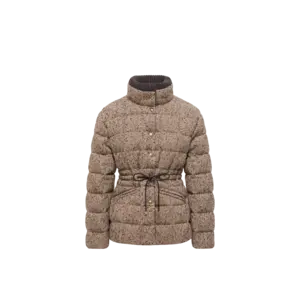 Moncler Antigony Wool-blend Short Down Jacket
