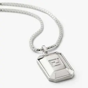 Fendi 925 Sterling Necklace - Silver