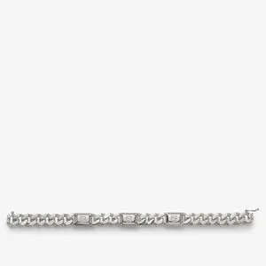 Fendi 925 Sterling Chain Link Bracelet - Silver