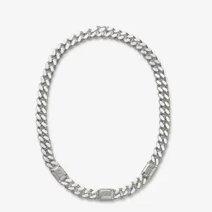 Fendi 925 Sterling Chain Link Necklace - Silver