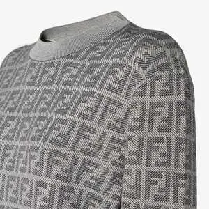 Fendi Ff Jacquard Boxy Jumper