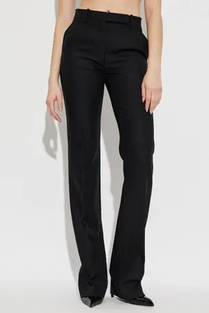 TOM FORD Herringbone Pattern Flared Trousers