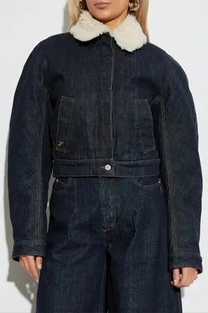 Jacquemus Denim Jacket - Navy Blue