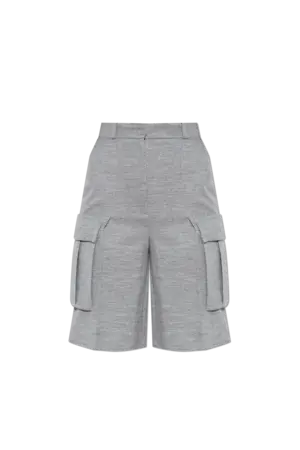 Balmain High Waisted Shorts For Women