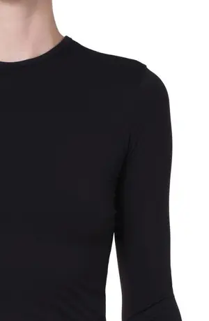 AGOLDE Dion Long Sleeve Crop T-shirt