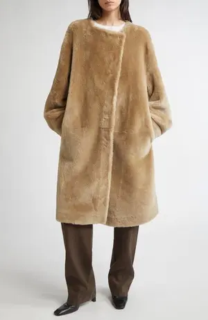 Toteme Shearling Coats For Women